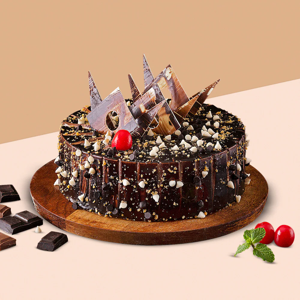 Marble Crunch Cake - Luv Flower & Cake