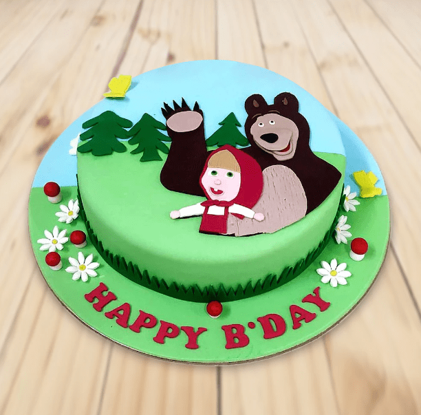 Bear Cake - Luv Flower & Cake