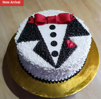 Little Boss Chocolate Fondant Cake - Luv Flower & Cake